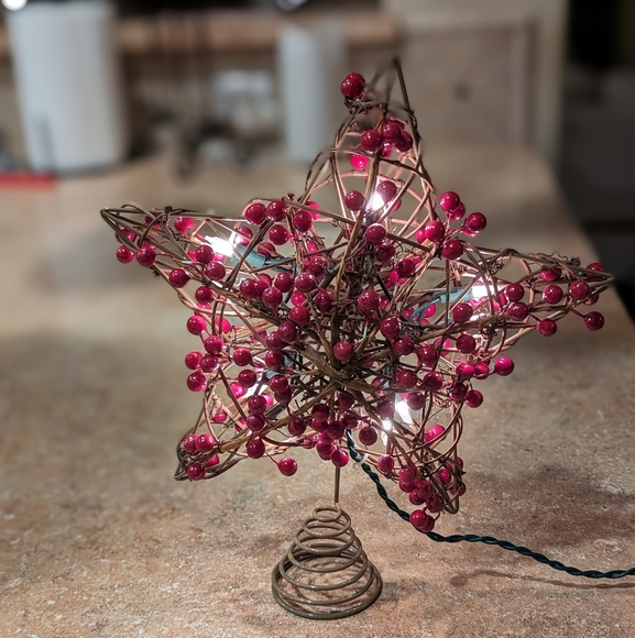 Holiday | Rustic Lighted Tree Topper | Poshmark